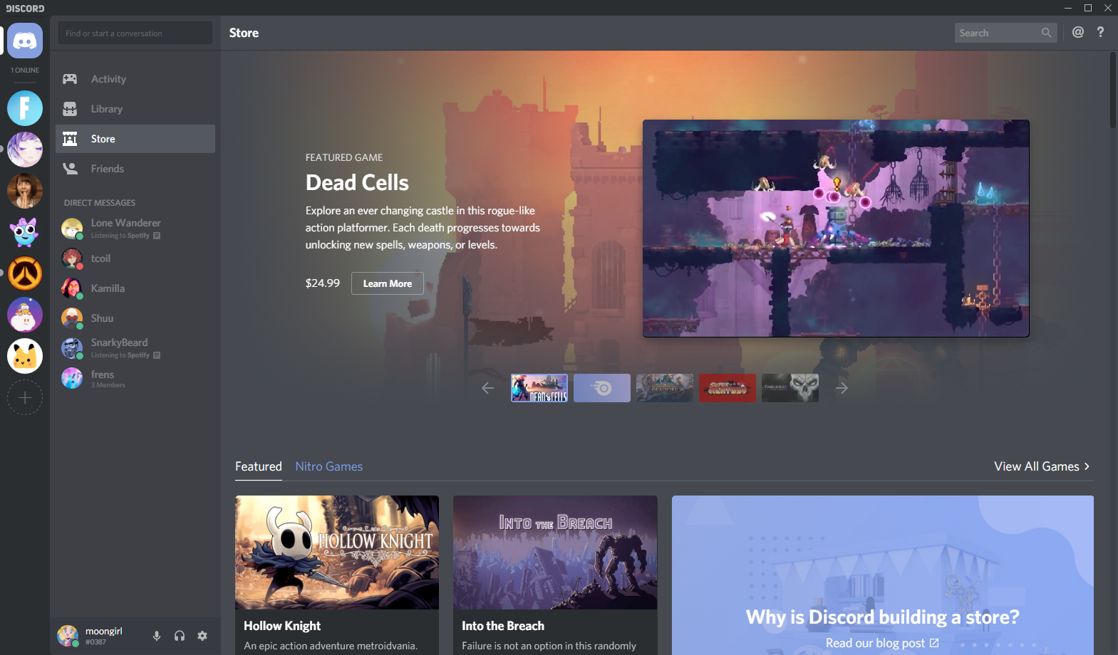 Discord 'looping the community in' with early access game program ...